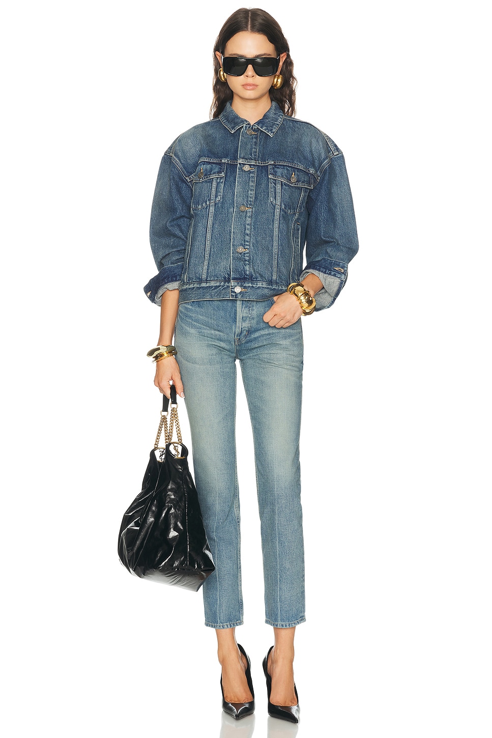 SAINT LAURENT Saint Laurent Denim Trucker Jacket